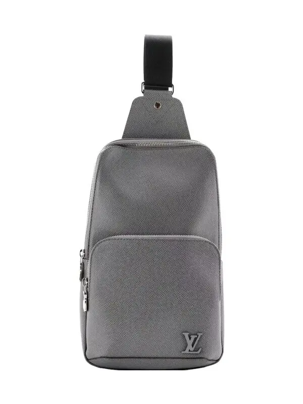 LOUIS VUITTON Avenue Sling Bag Taiga Leather - Grey