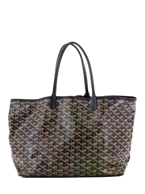 Goyard Saint Louis Coated Canvas Pm Tote Bag - Black