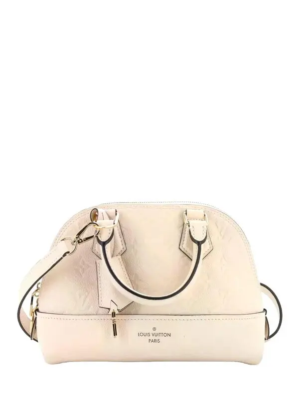LOUIS VUITTON Neo Alma Bb Satchel Monogram Empreinte Leather - Neutrals