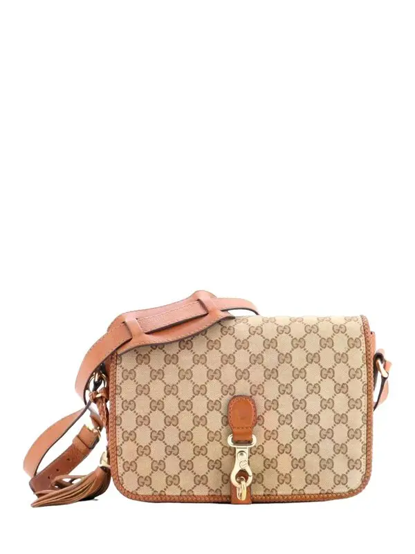 Gucci Marrakech Messenger Bag Gg Canvas - Brown