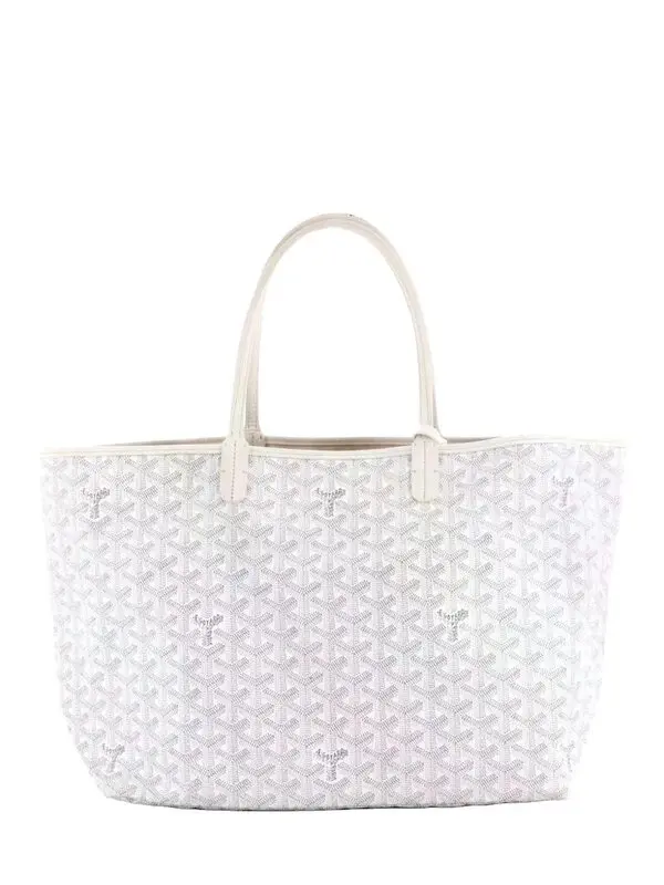 Goyard Saint Louis Coated Canvas Pm Tote Bag - White