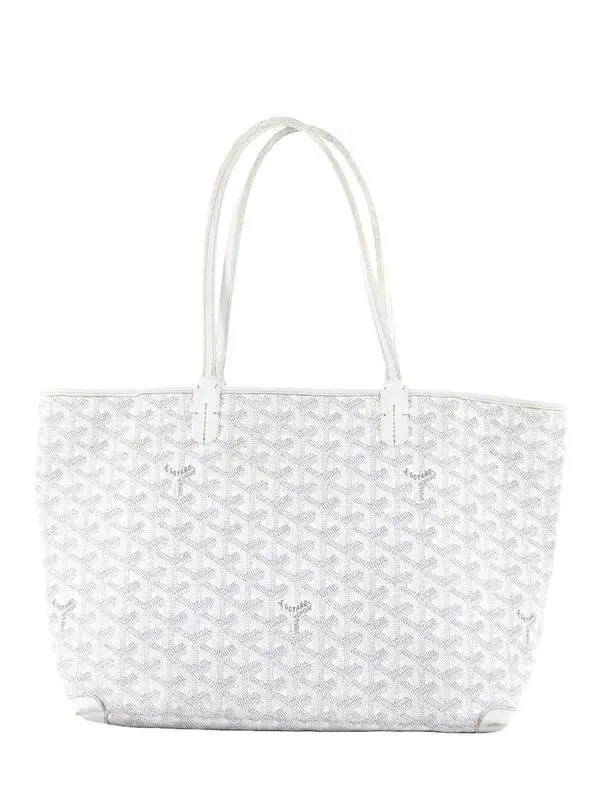 Goyard Artois Coated Canvas Pm Tote Bag - White