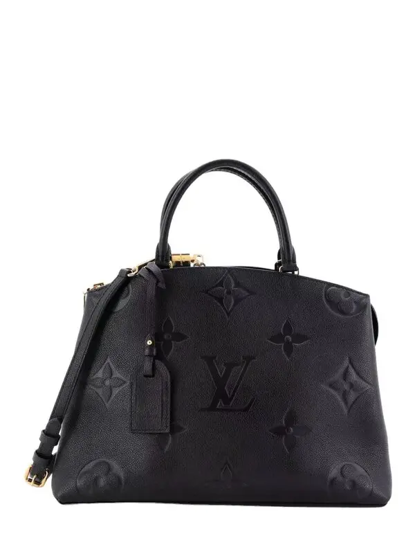 LOUIS VUITTON Grand Palais Handbag Monogram Empreinte Giant - Black