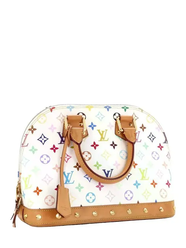LOUIS VUITTON Alma Nm Handbag Monogram Multicolor Pm - White