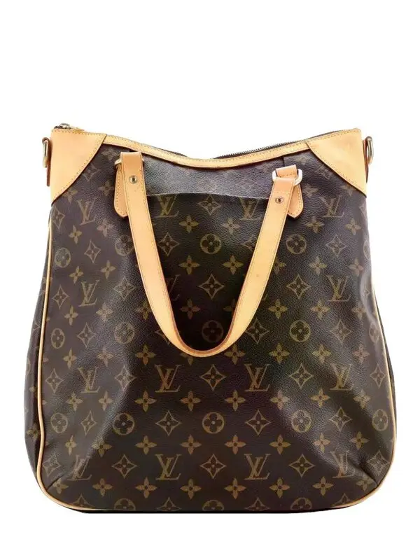 LOUIS VUITTON Odeon Gm Monogram Canvas Tote Bag - Brown