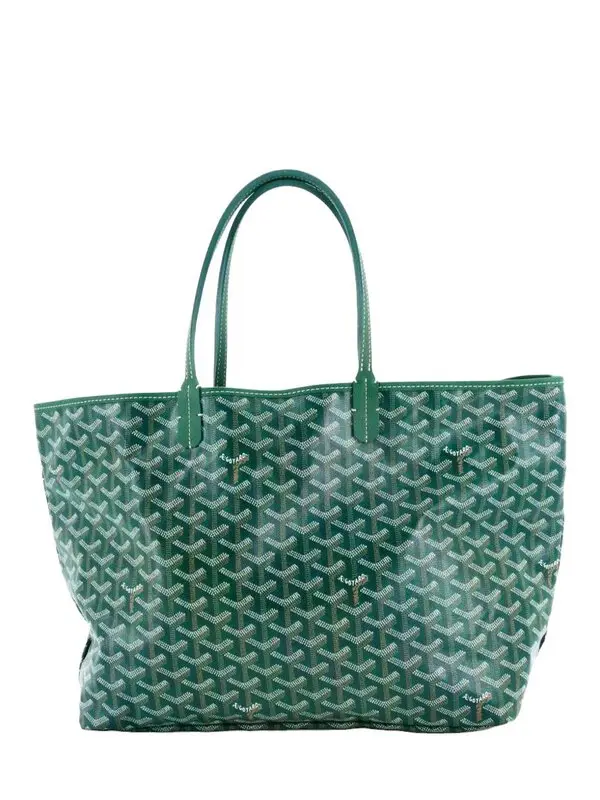 Goyard Saint Louis Coated Canvas Pm Tote Bag - Green