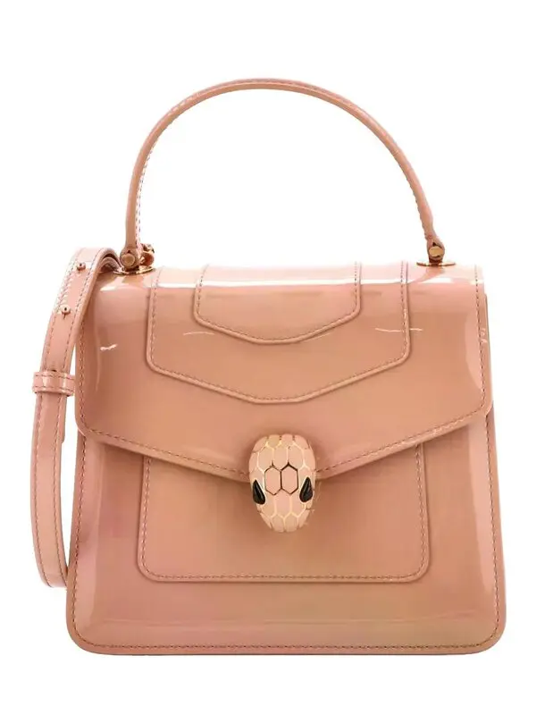 BVLGARI Serpenti Top Handle Satchel - Neutrals