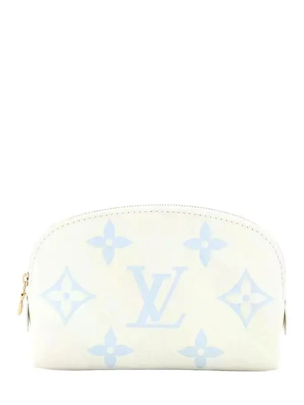 LOUIS VUITTON Cosmetic Bicolor Monogram Empreinte Giant Pouch - Neutrals