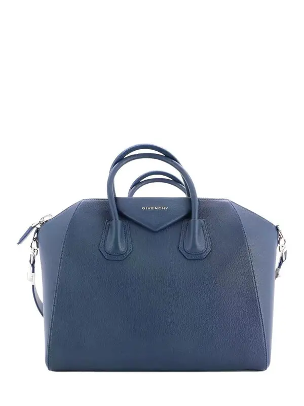 Givenchy Antigona Leather Medium Satchel - Blue