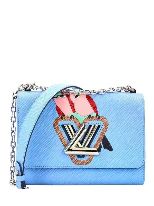 LOUIS VUITTON Twist Mm Shoulder Bag Bird Motif Epi Leather - Blue