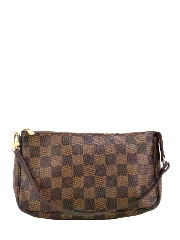 LOUIS VUITTON Pochette Accessoires Damier Clutch - Brown