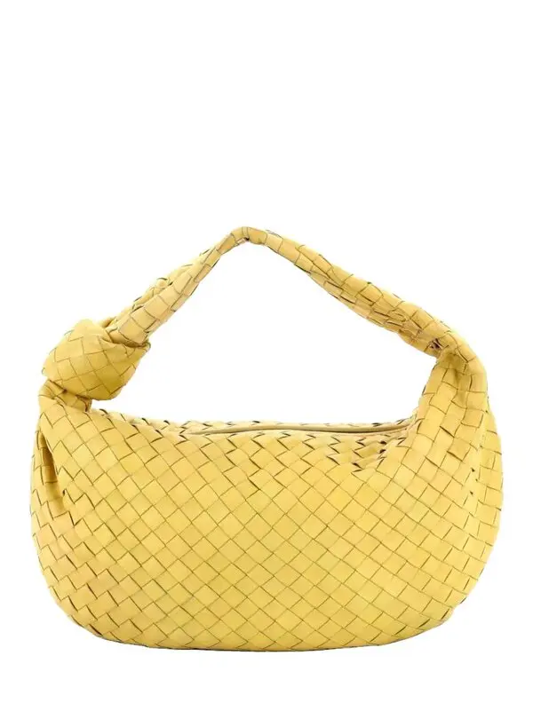 Bottega Veneta Jodie Intrecciato Nappa Medium Hobo Bag - Yellow