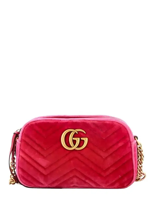 Gucci Gg Marmont Small Crossbody Bag - Pink