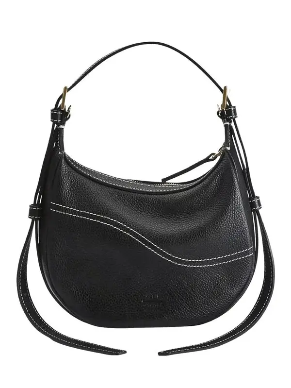 ATP ATELIER Mini Silea Tote Bag With Contrast Stitch - Black