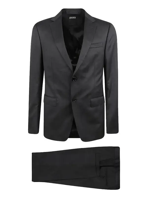 Zegna Pinstripe Suit - Grey