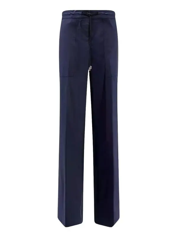SEMICOUTURE Drawstring-fastening Trousers - Blue