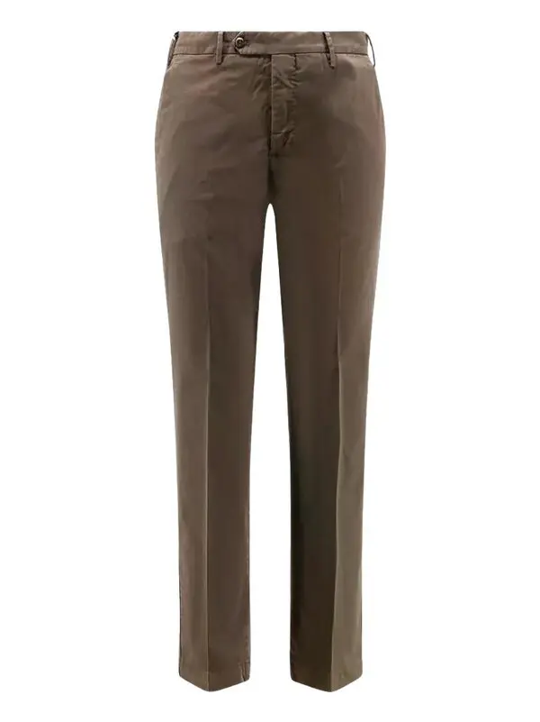 PT TORINO Charm Flap Trousers - Brown