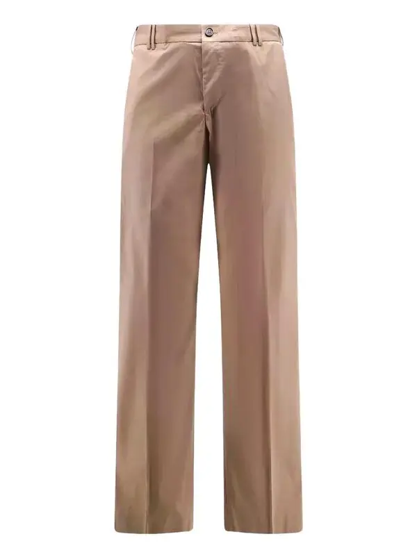 PT TORINO Button Charm Trousers - Neutrals