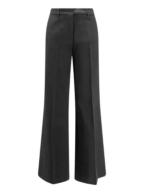 Aspesi Wide-leg Trousers - Black
