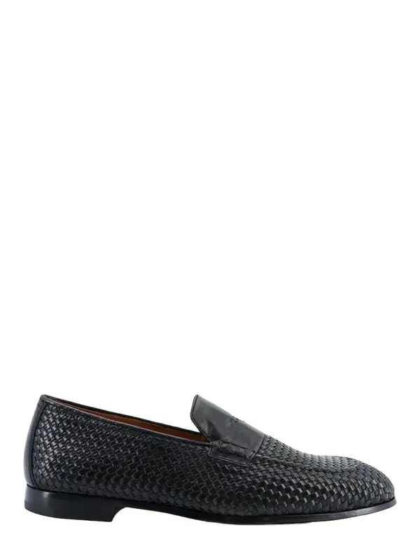 DOUCAL'S Braidy Loafers - Black
