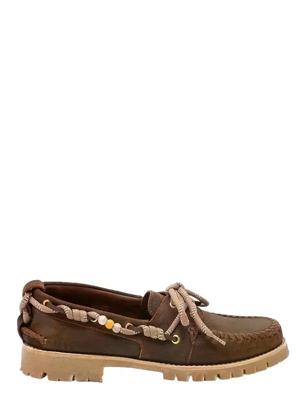 GOLDEN GOOSE Crusie Boat Shoes - Brown
