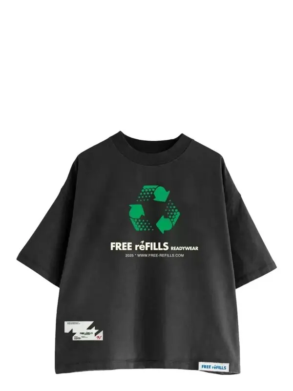 FREE REFILLS Graphic T-shirt - Black