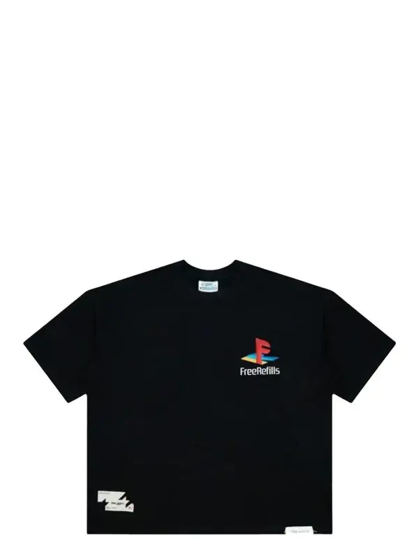 FREE REFILLS Logo T-shirt - Black