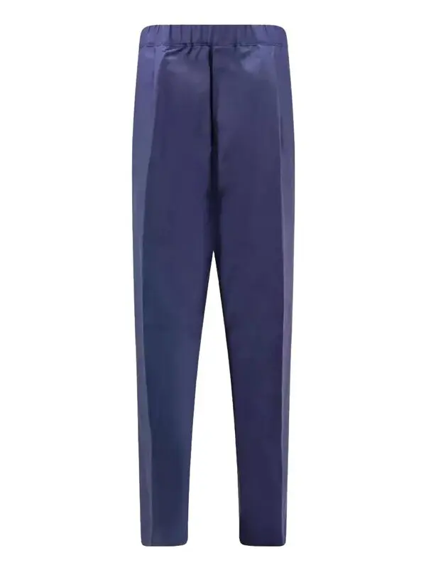 LANEUS Elastic-waistband Trousers - Blue