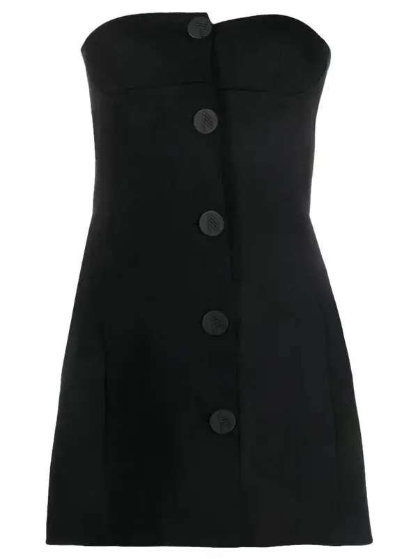 Attico Bustier Mini Dress - Black