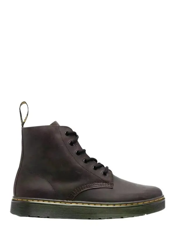 Dr. Martens Thurston Contrast-stitching Lace-up Boots - Brown