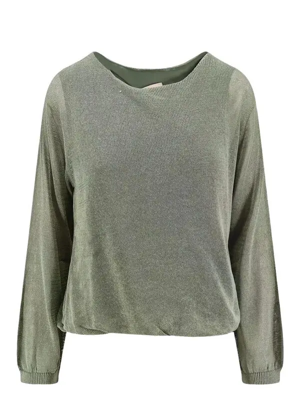 SEMICOUTURE Camila Long-sleeved Sweater - Green