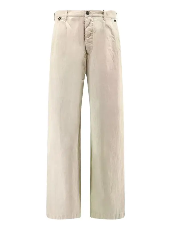MASSIMO OSTI STUDIO Logo-patch Trousers - Neutrals