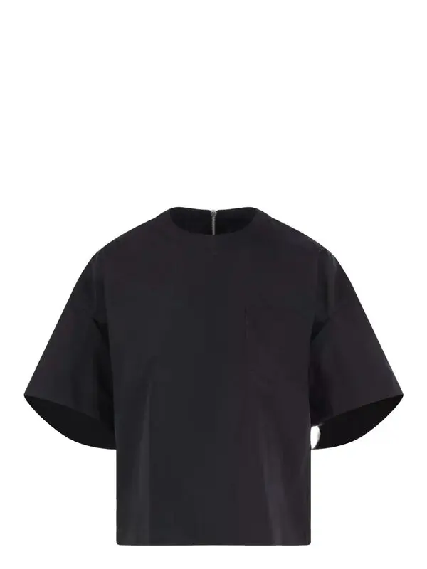 Sacai Pocket Zip T-shirt - Black