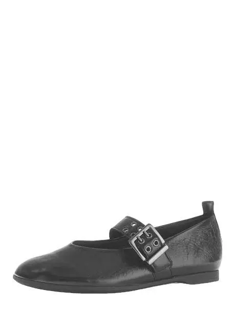 Gabor Mary Jane Flat - Black