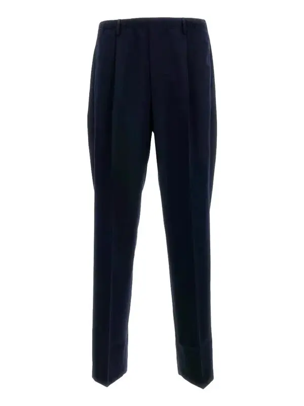 CELLAR DOOR Pleated Trousers - Blue