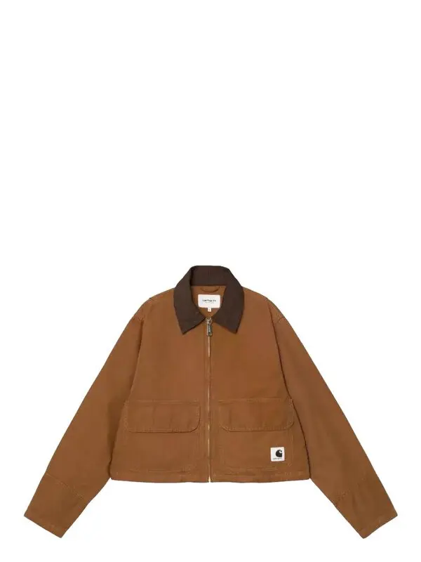 Carhartt Work In Progress Pocket Cropped Jacket - Brown