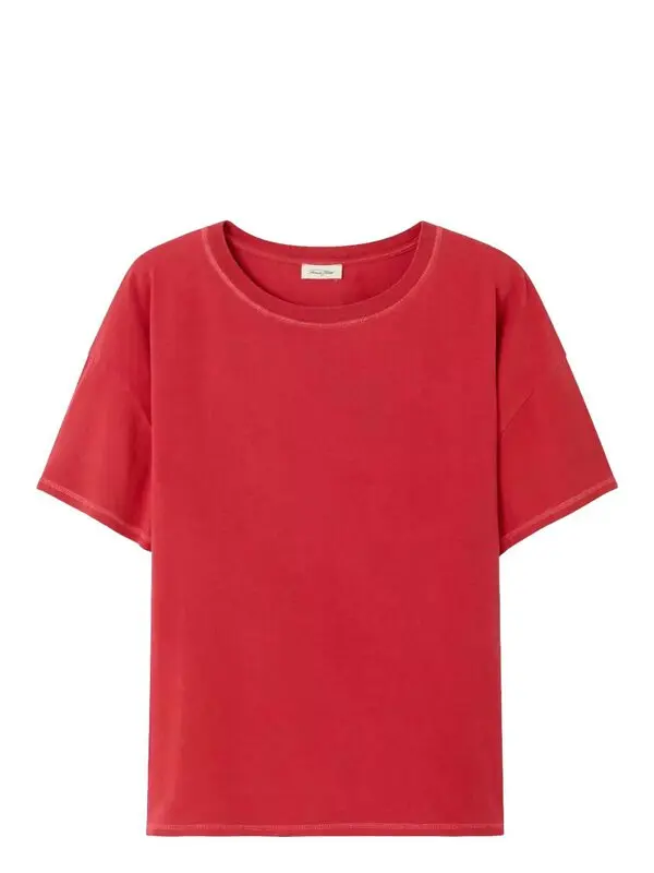 American Vintage Pymaz Cotton T-shirt - Red