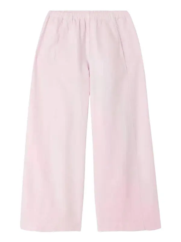 American Vintage Elasticated Cotton Trousers - Pink