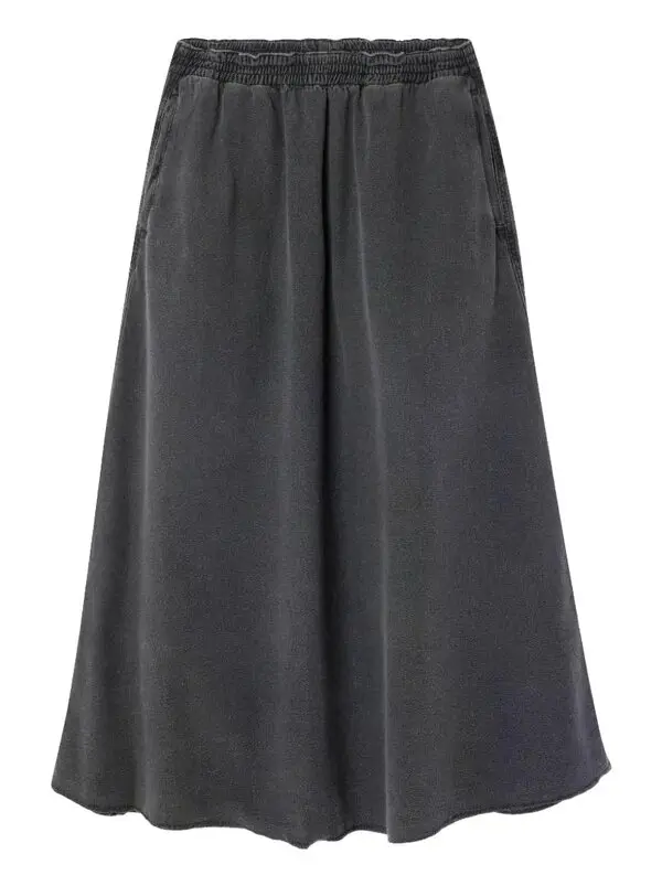 American Vintage Jazy Elasticated A-line Midi Skirt - Black