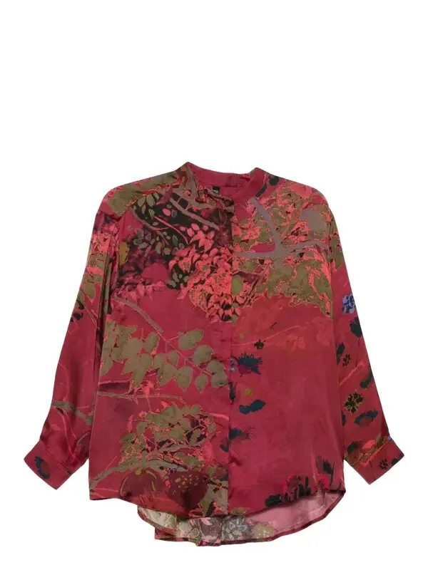 YAVI Nolen Floral-print Shirt - Red