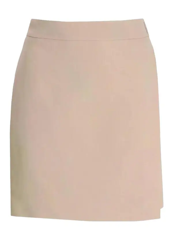 BOSS Mini Skirt With Front Vent - Neutrals