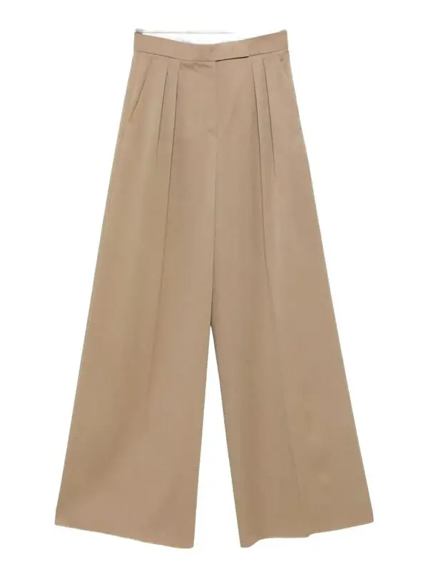 Max Mara Mxmquorum Pleated Pants - Brown