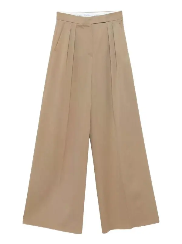Max Mara Mxmquorum Pleated Pants - Brown