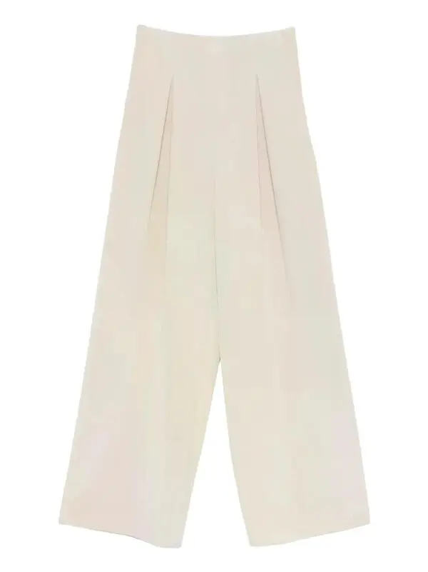 Max Mara Pleated Trousers - Neutrals