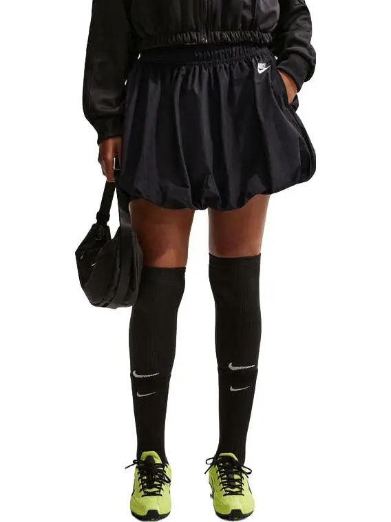Nike Water Repellent Bubble Mini Skirt - Black/chalk