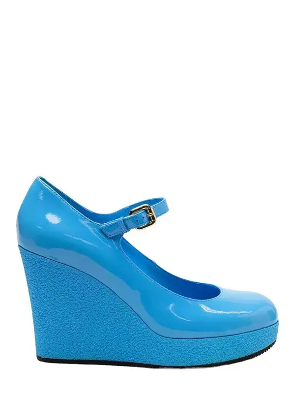 Hogan H449 Lace-up Platform Boots - Blue