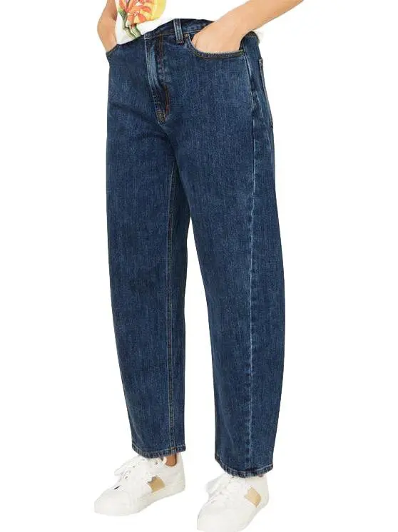 YUMI Denim Barrel Relaxed Fit Jeans - Blue