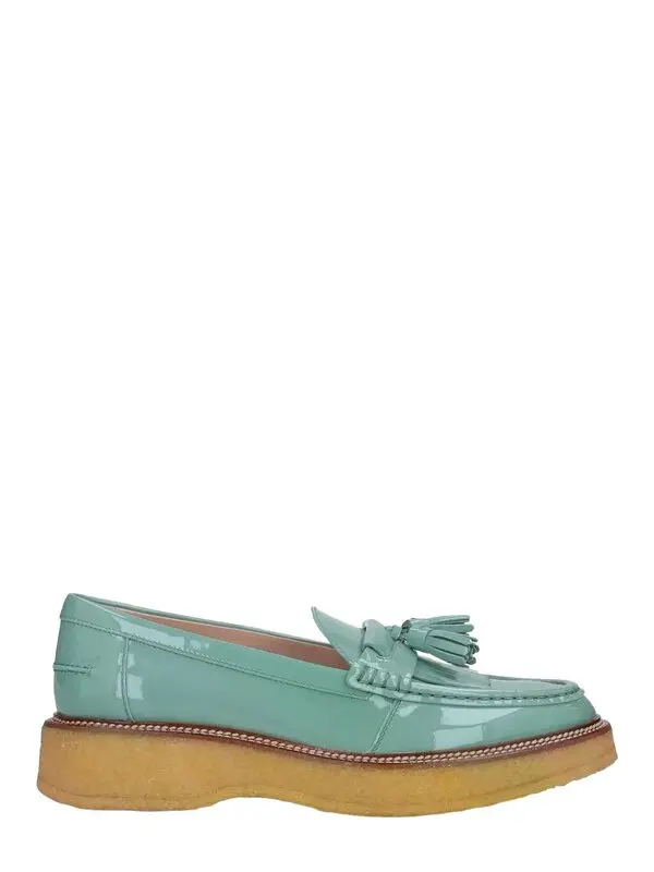 TOD'S Leather Loafers - Green