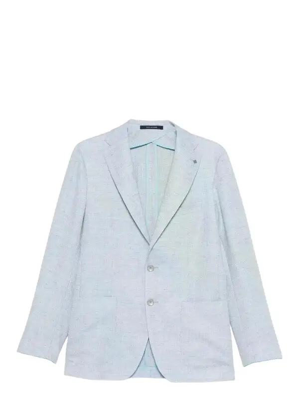 Tagliatore Logo-pin Blazer - Blue