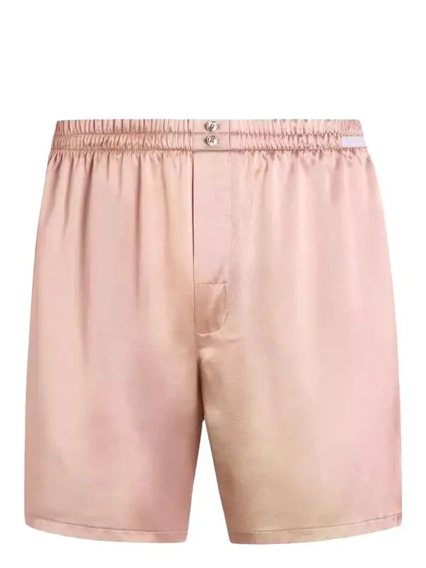 Dolce & Gabbana Silk Satin Boxer Shorts - Pink